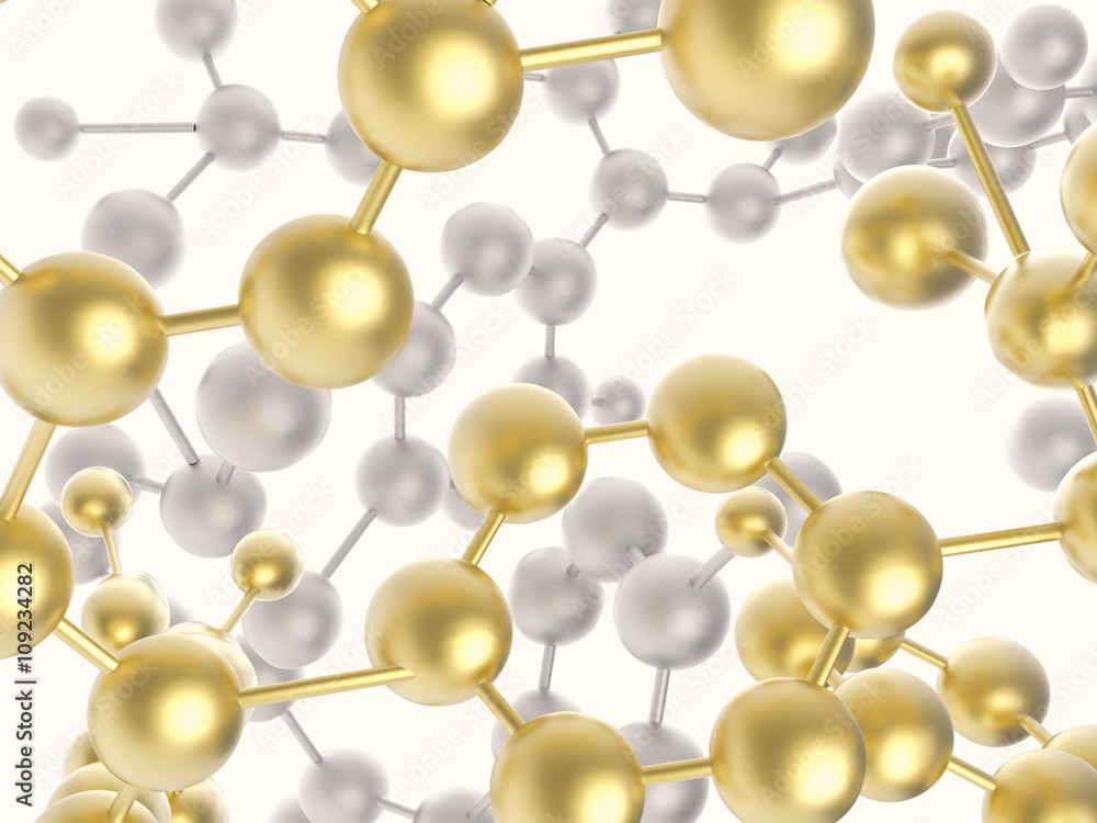 Gold Molecular Structure