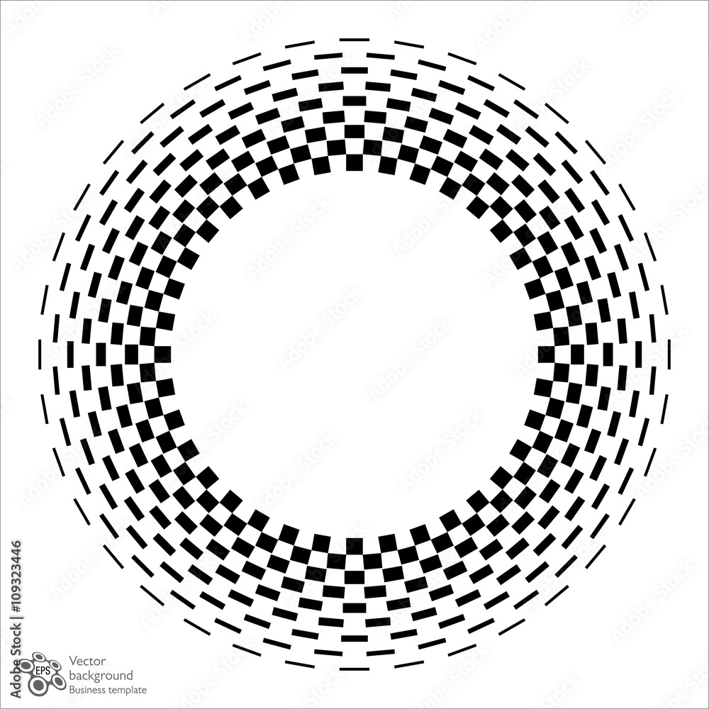 Vector Graphic #Checkered Circle Pattern Stock Vector | Adobe Stock