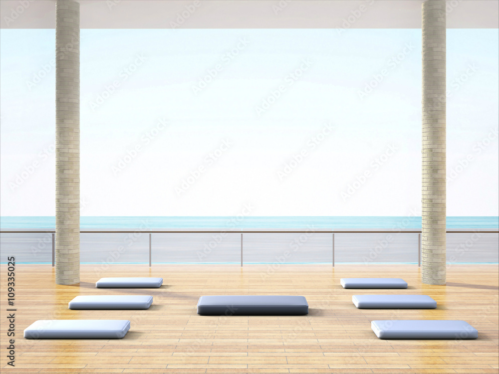 Foto de Reception hall at the beach and Zen yoga Space of the beautiful ...