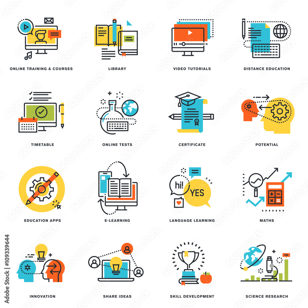 Flat Web Design Icons