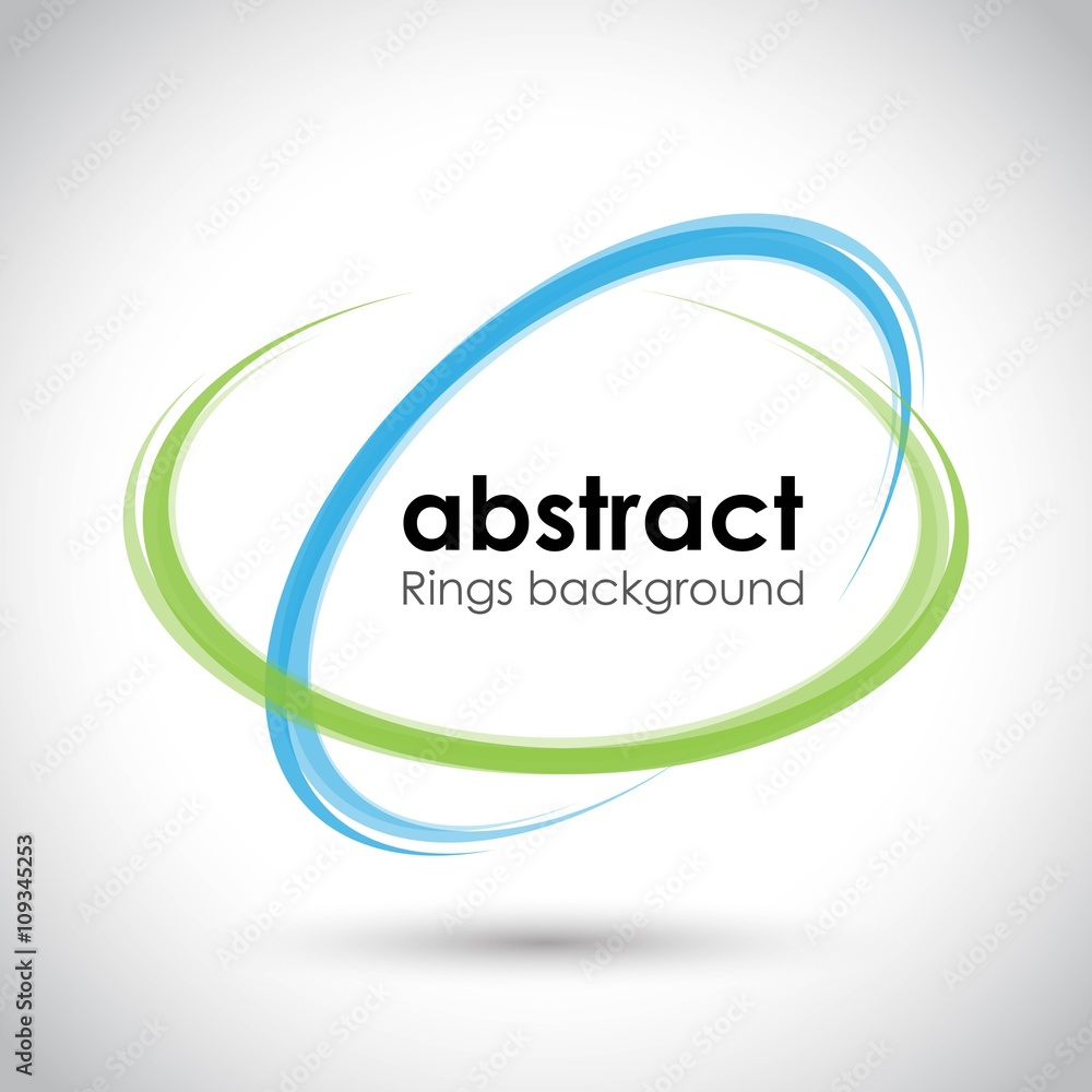 abstract rings background Stock Vector | Adobe Stock