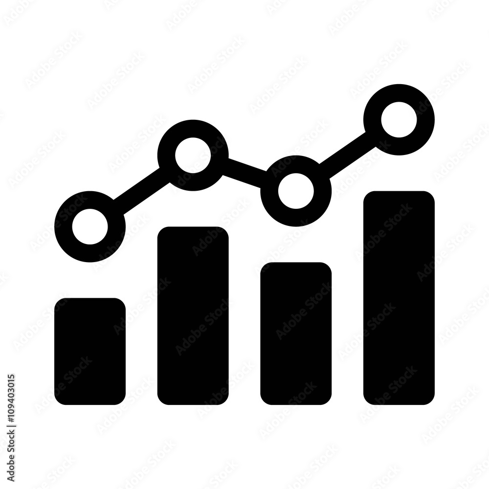 Financial Earnings Analytics Graph Or Chart Flat Icon For Apps And Financial Earnings Analytics Graph Or Chart Flat Icon For Apps And