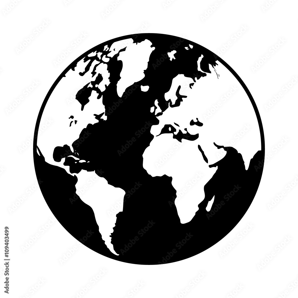 World Map Flat Icon
