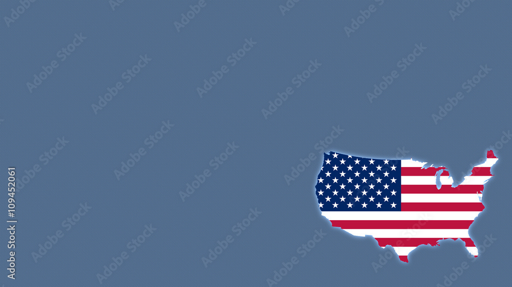 USA map with flag style wallpaper background Stock Illustration | Adobe ...