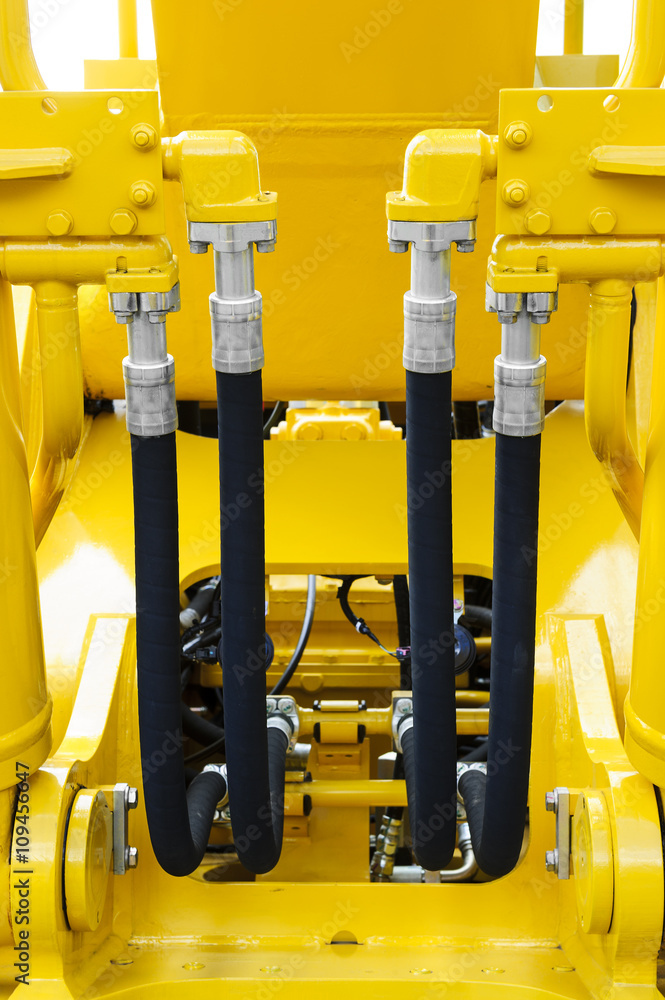 Hydraulic hoses and steel connectors for bulldozers, tractors ...
