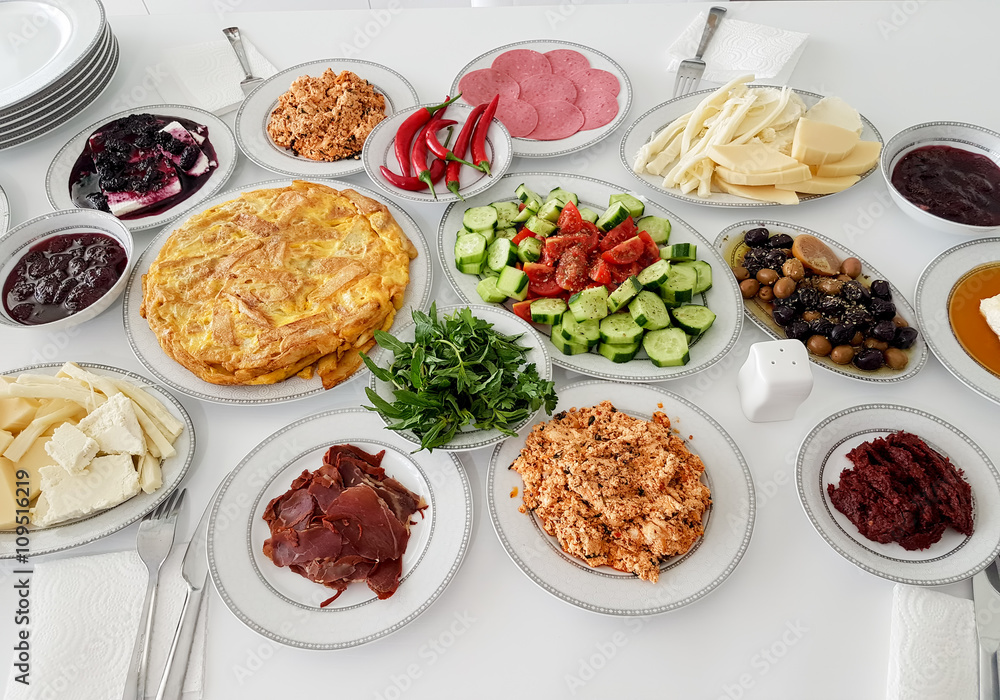 Türk Kahvaltısı Stock Photo | Adobe Stock