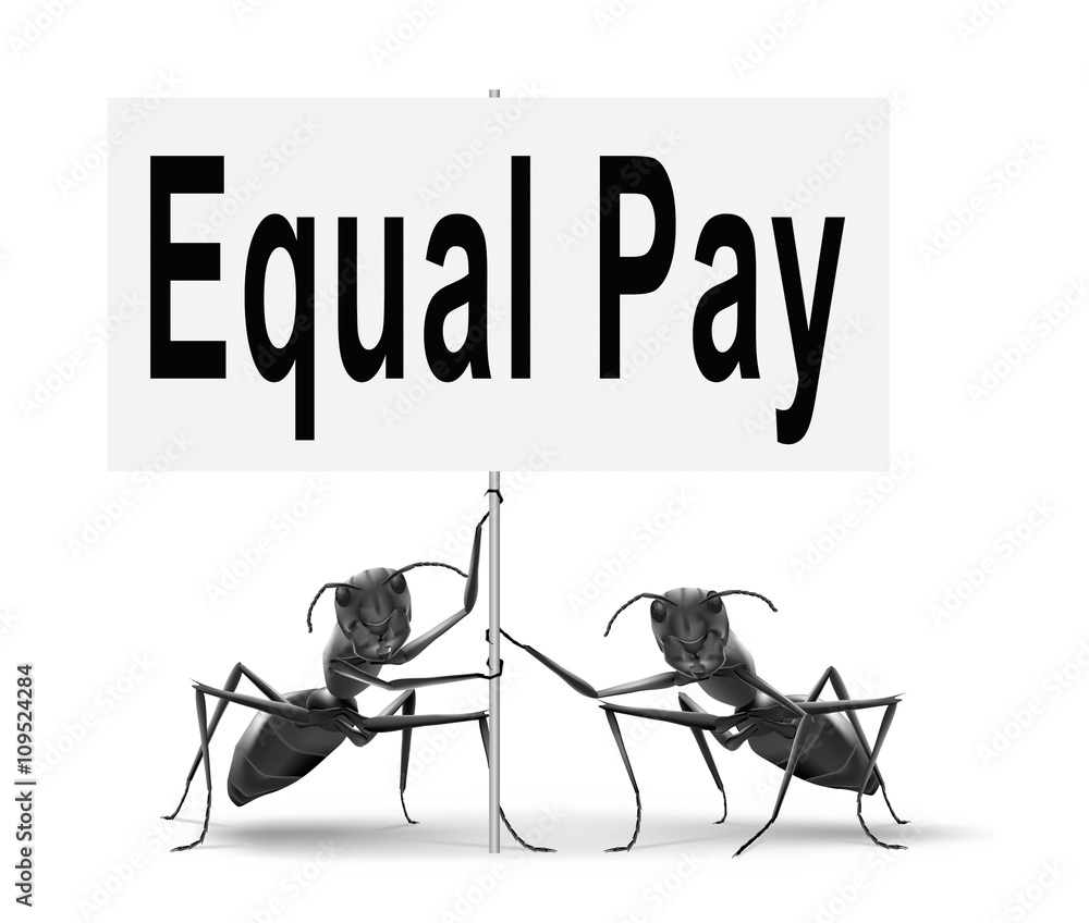 equal pay Stock Illustration | Adobe Stock