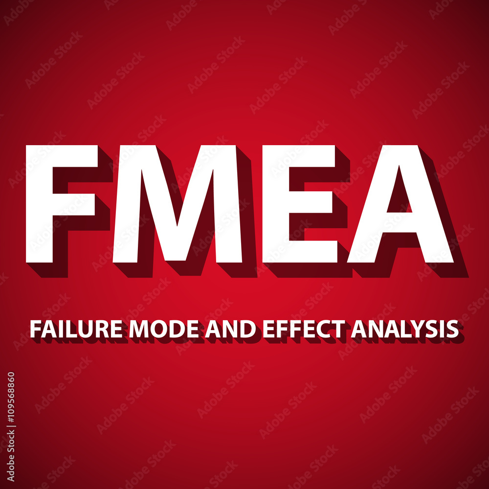 Failure Mode And Effect Analysisi (FMEA) method background Stock Vector ...