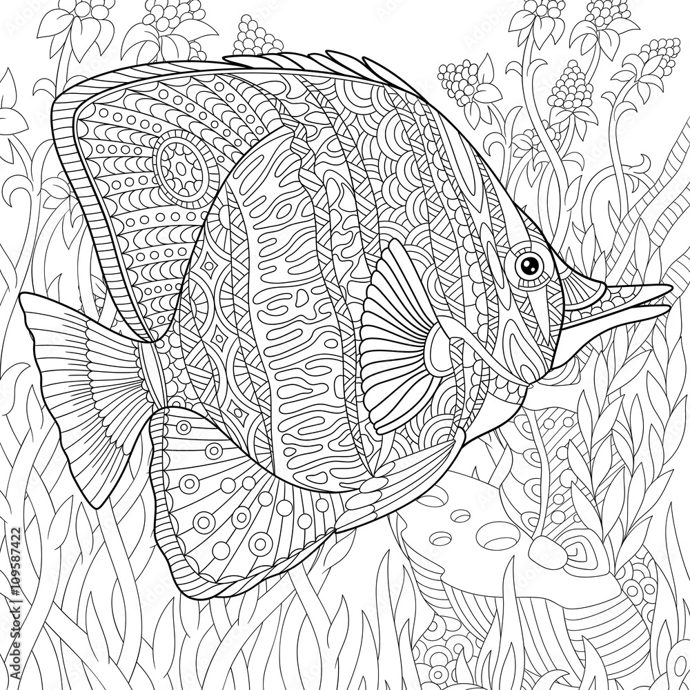 Butterfly Fish Coloring Pages