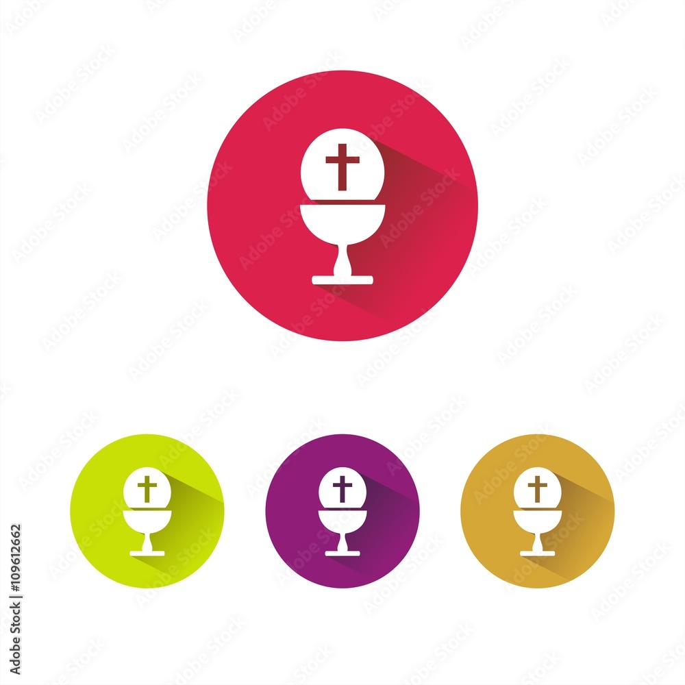 Icono de Primera Comunión. Ilustración vectorial Stock Vector | Adobe Stock