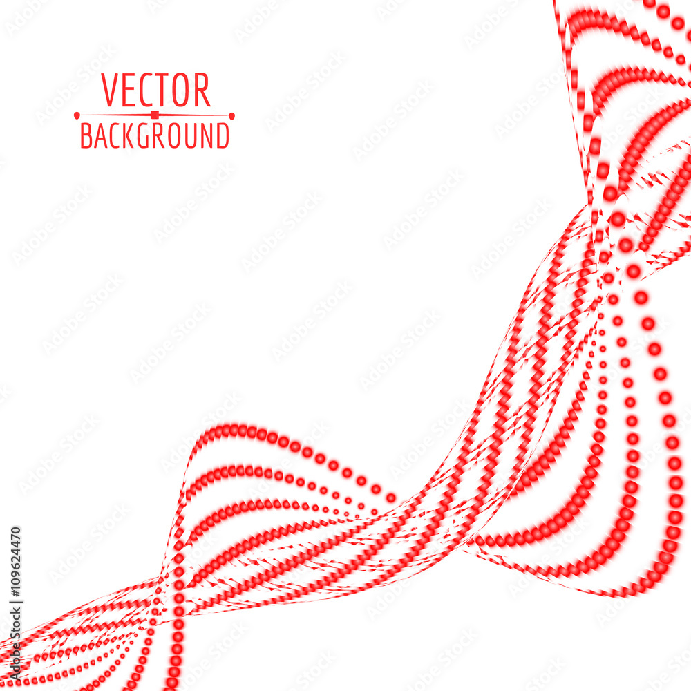Abstract spiral wave background. Vector illustration. Stock Vector ...