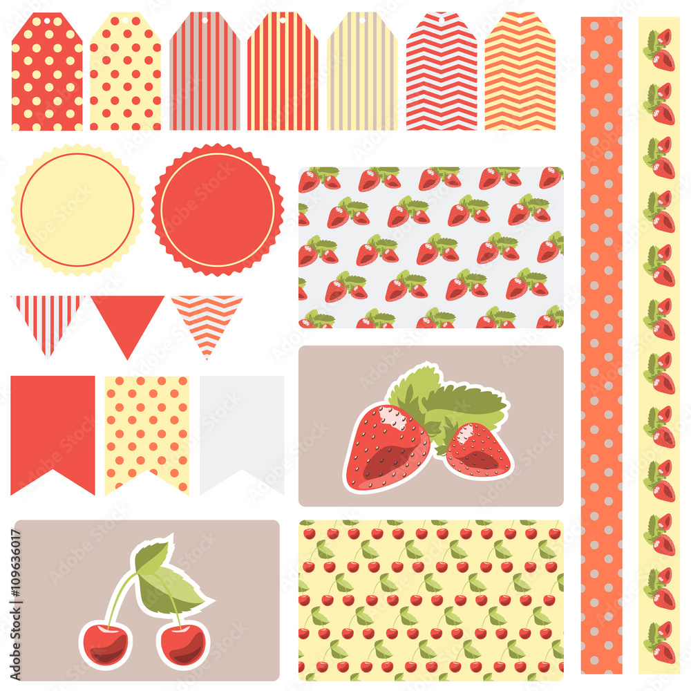 Signs and symbols for organized your planner. Template for scrapbooking ...