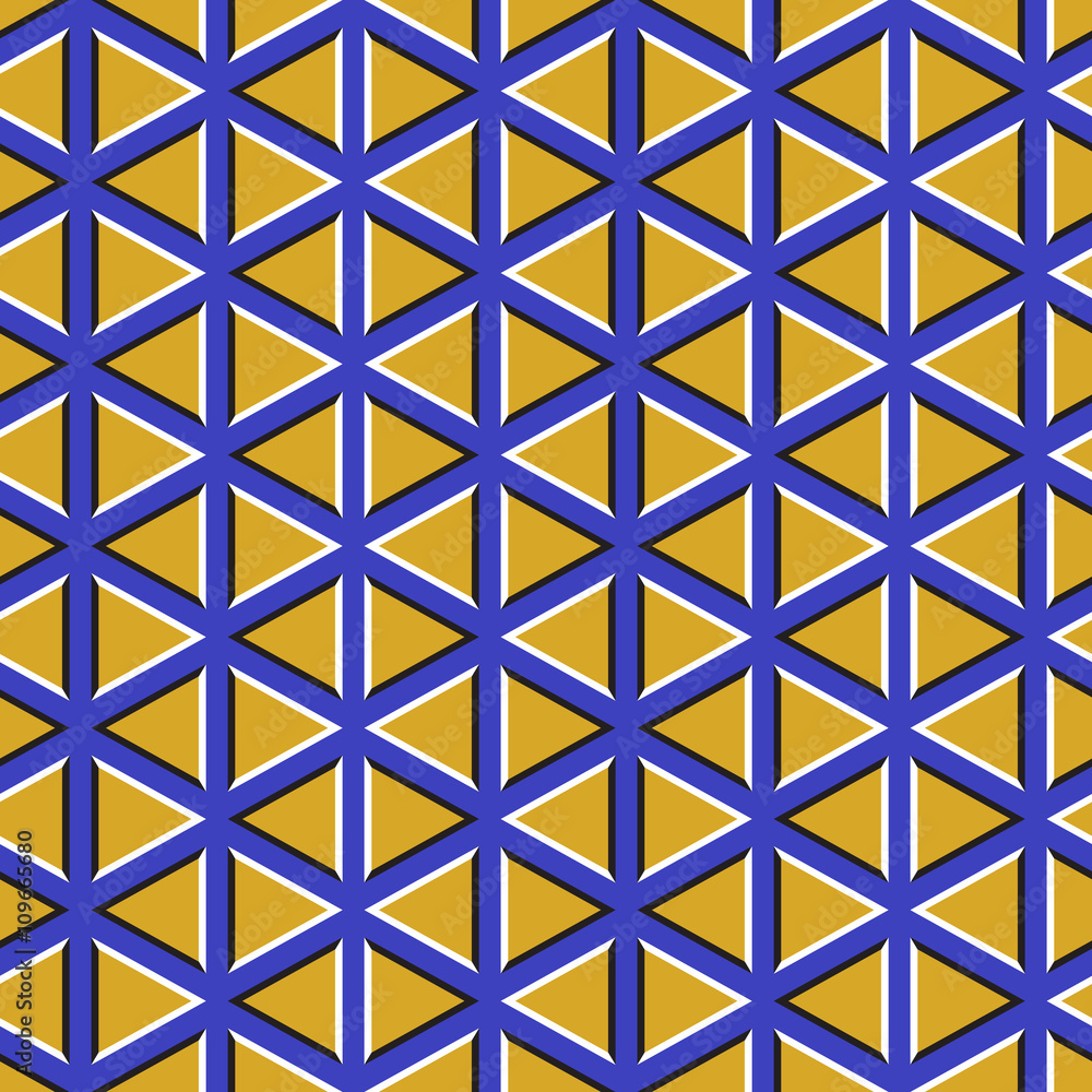 Optical illusion background. Floating wallpaper with triangles. Stock ...