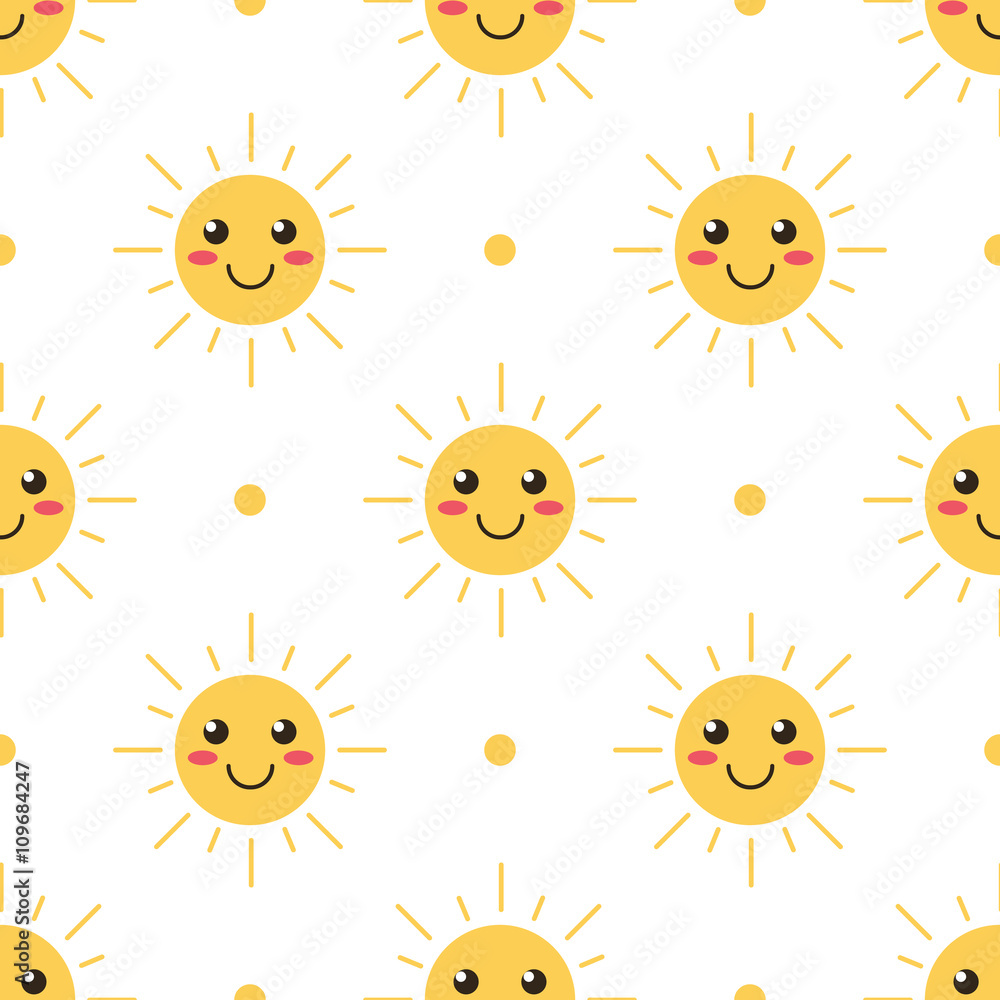 Cartoon Sun Background