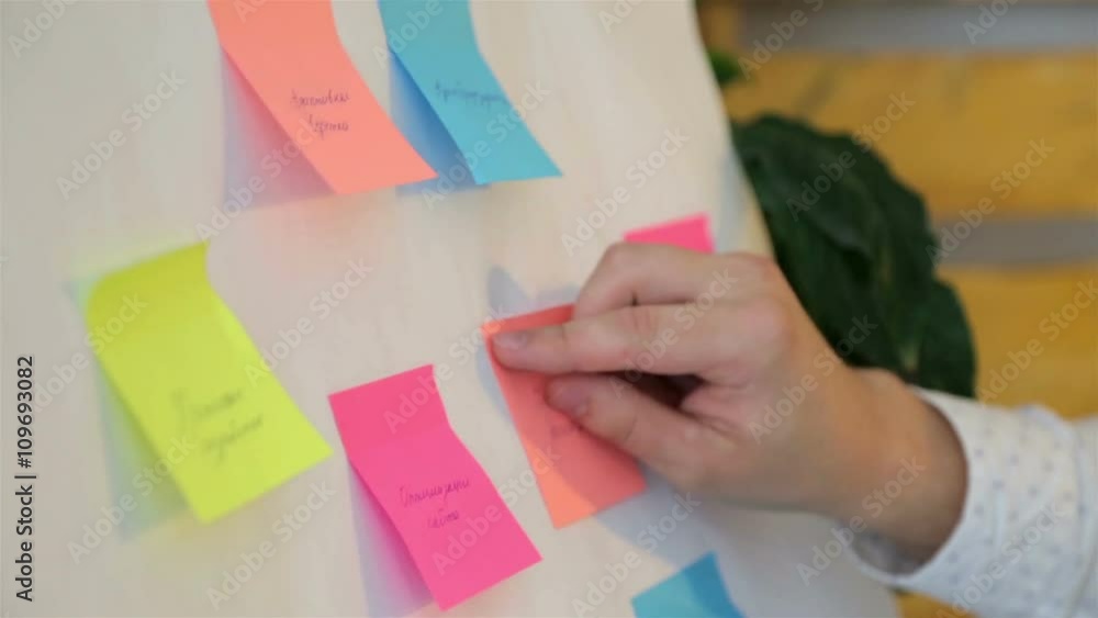 Creative business team brainstorming ideas and concepts.Working ...