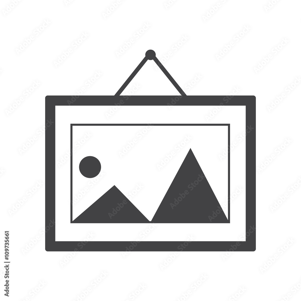 picture frame vector icon Stock Vector | Adobe Stock