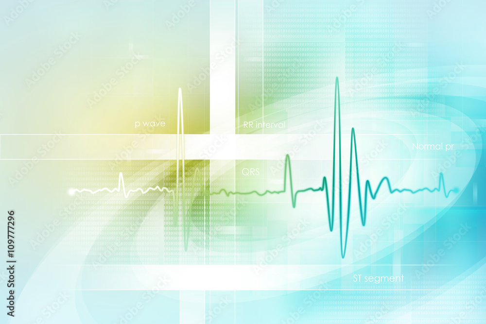 ECG background Stock Illustration | Adobe Stock