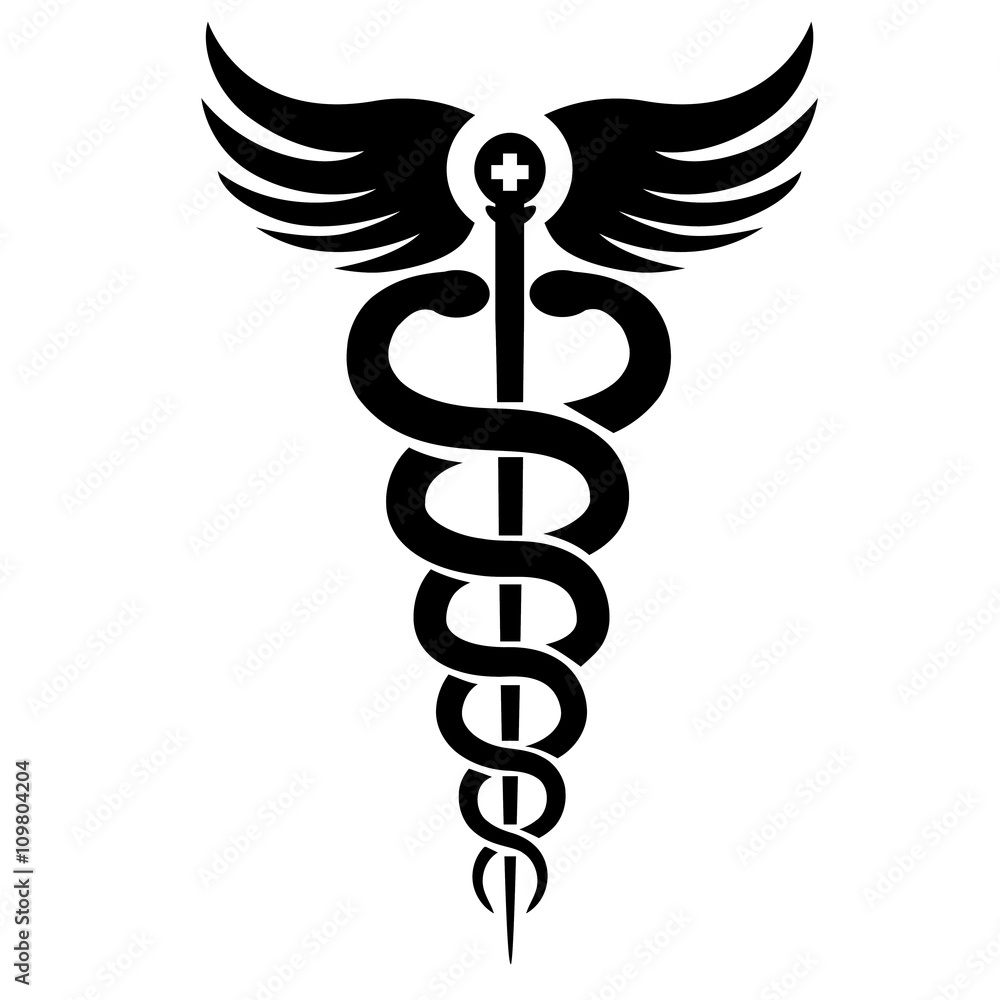 Äskulapstab Stock-Vektorgrafik | Adobe Stock