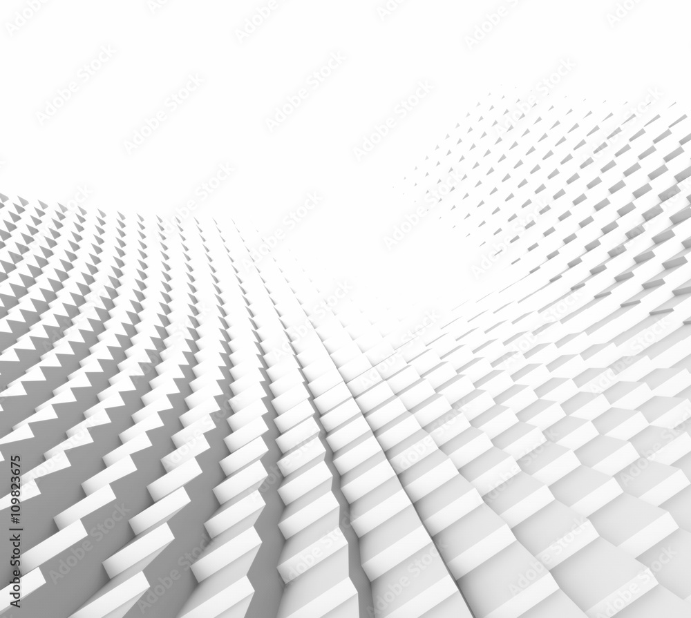 Pattern White Origami Movement Parametric art and Design Background ...
