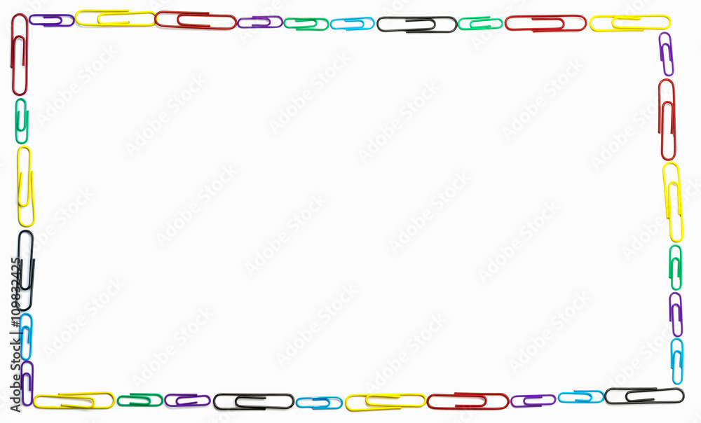 Paper Clip Frame Stock Photo | Adobe Stock