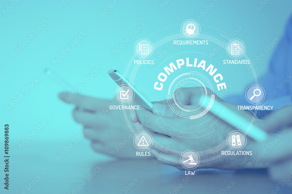 COMPLIANCE TECHNOLOGY COMMUNICATION TOUCHSCREEN FUTURISTIC CONCE Stock ...