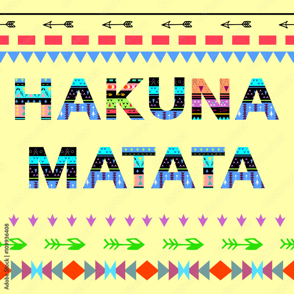Hakuna Matata Pattern