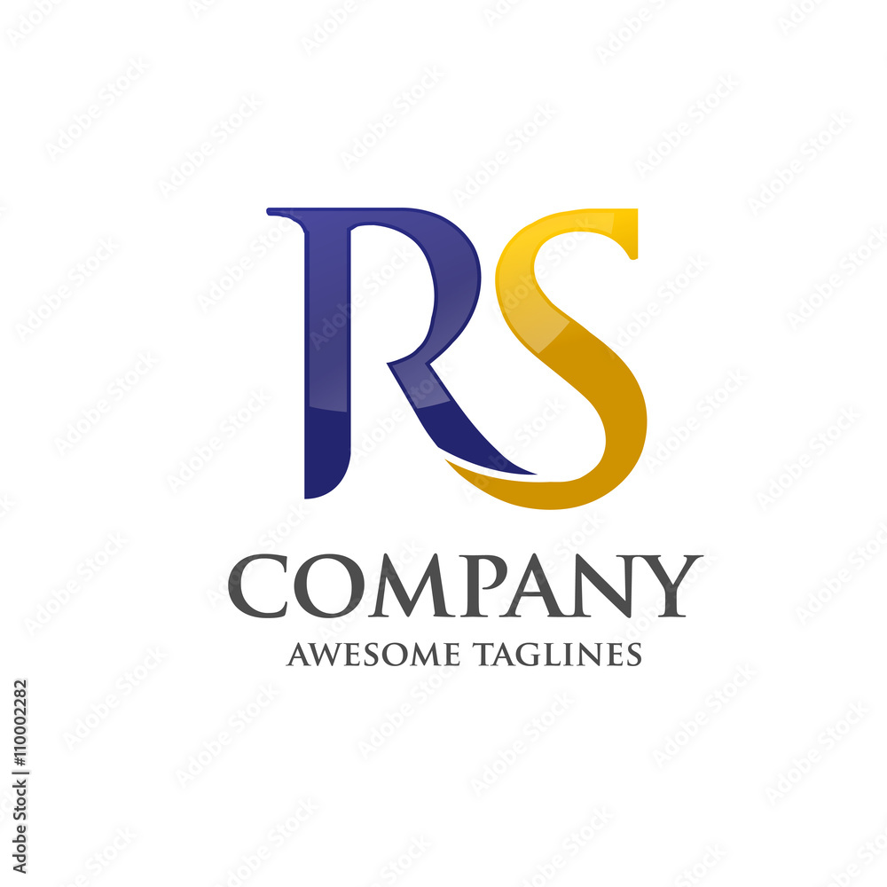 letter R and S , RS,SR,letter S, letter R logo Stock Vector | Adobe Stock
