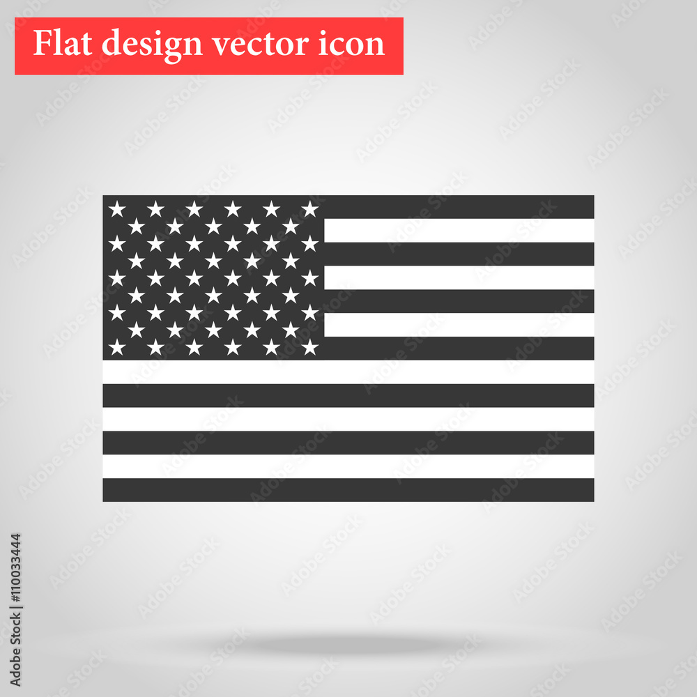 American Flag vector Stock Vector | Adobe Stock