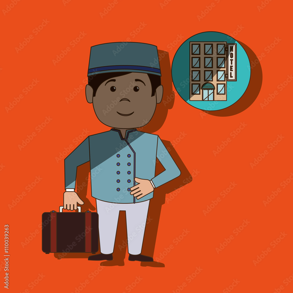 hotel employees design Stock Vector | Adobe Stock