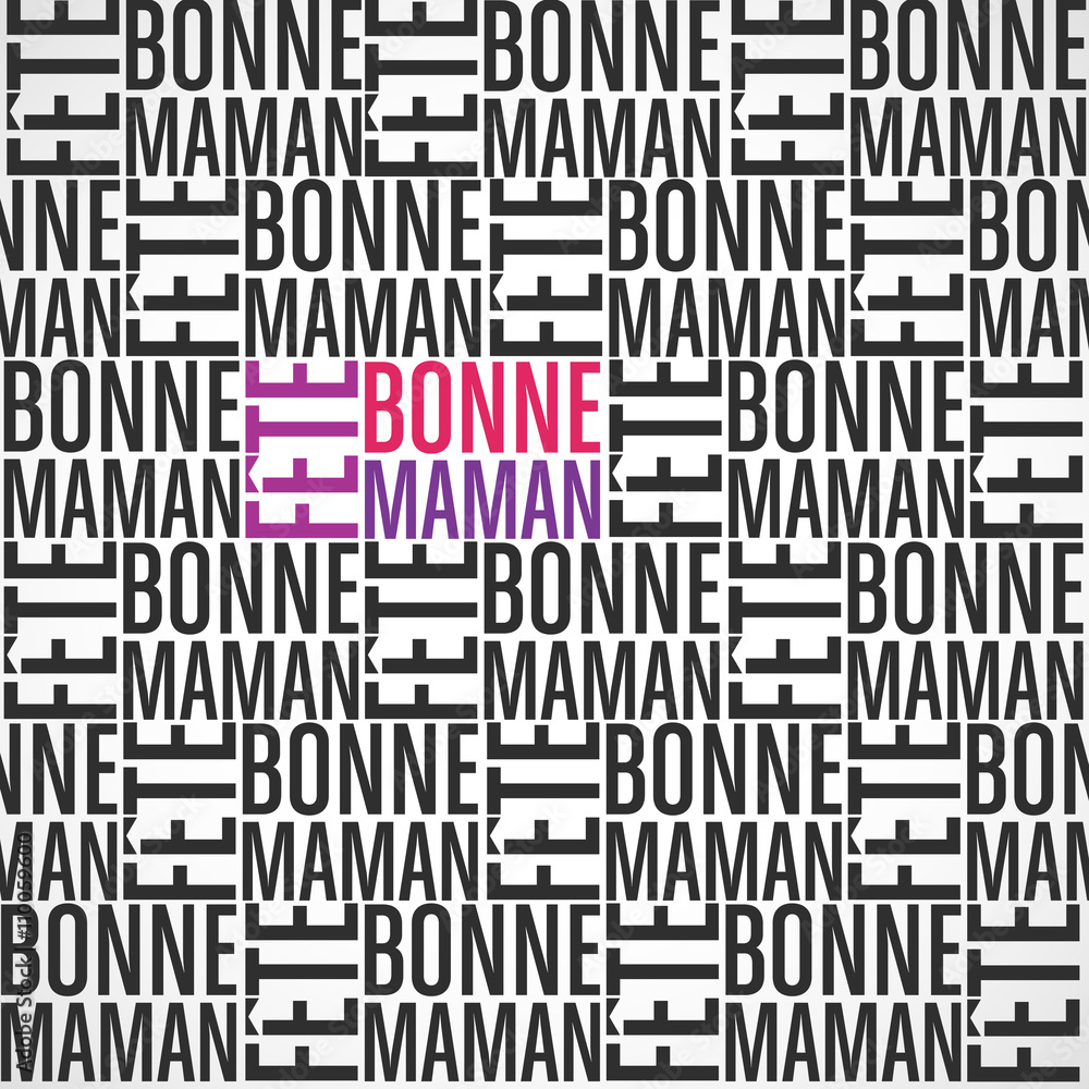 bonne fête maman Stock Vector | Adobe Stock