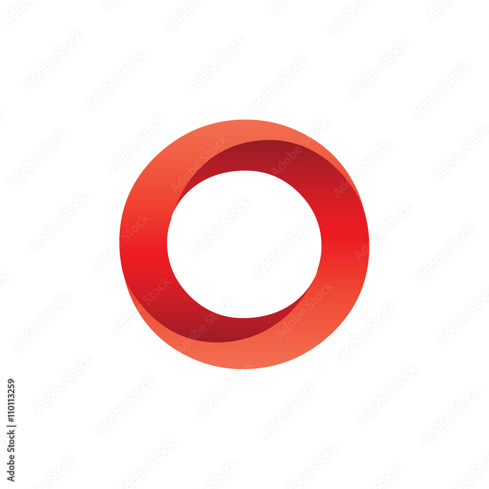 O Logo Stock Vector | Adobe Stock