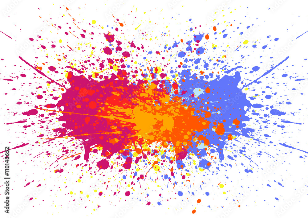 Abstract splatter color background. illustration vector design Stock ...