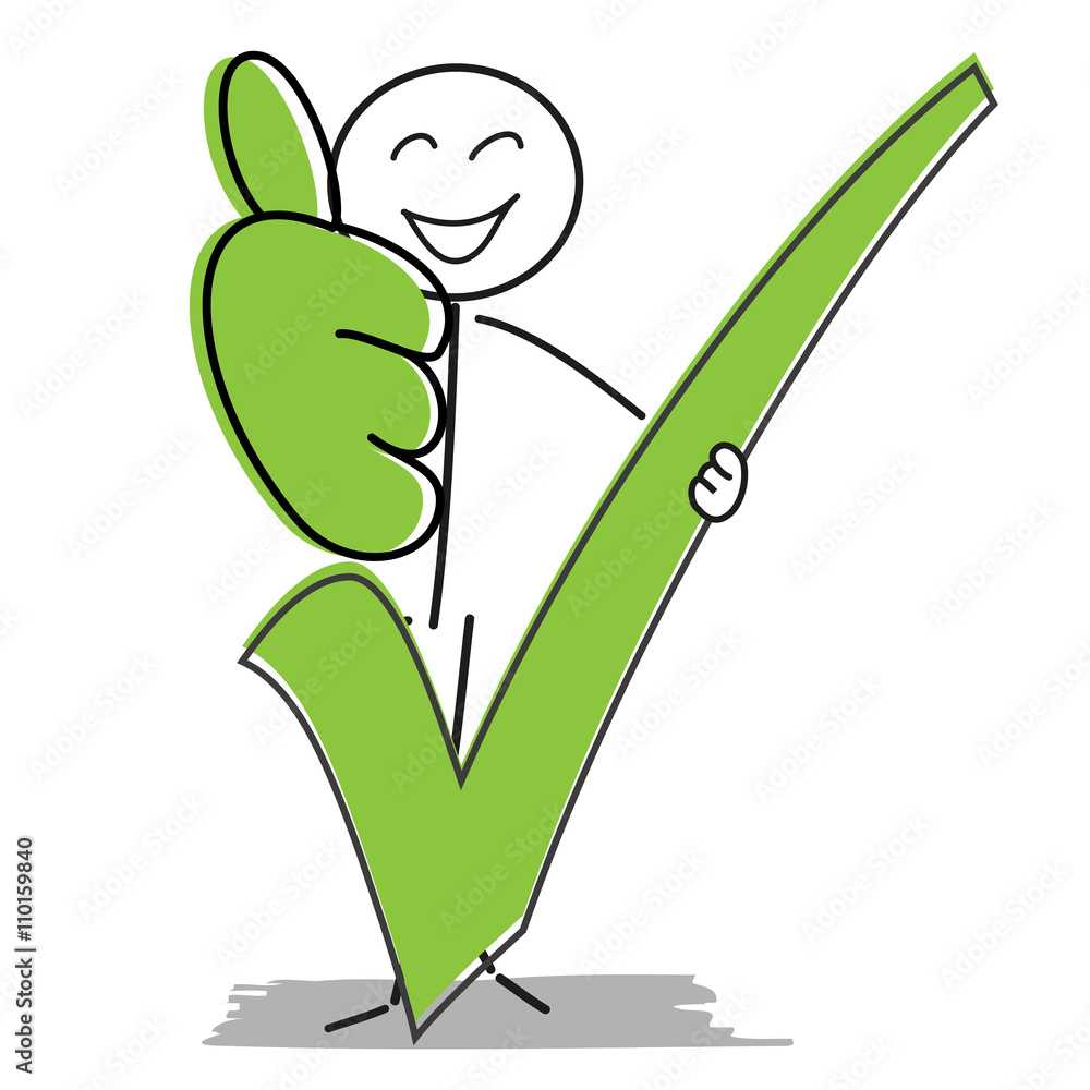 Hacken / Daumen Stock-Vektorgrafik | Adobe Stock