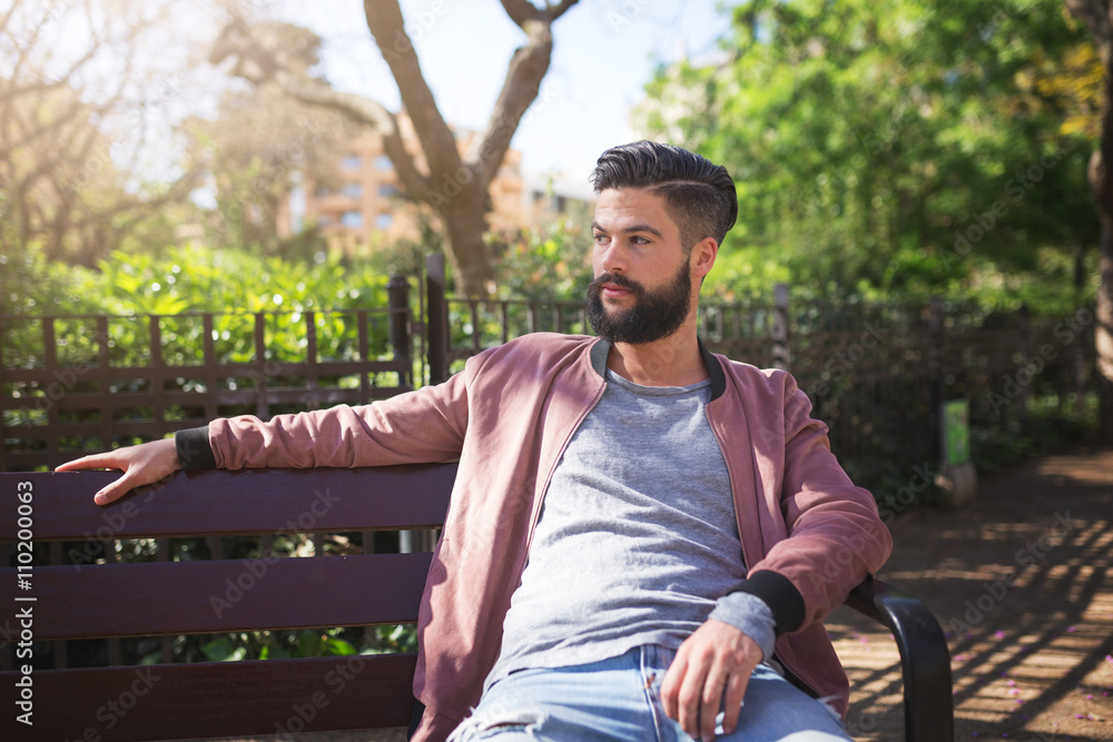 Guy Waiting For Someone