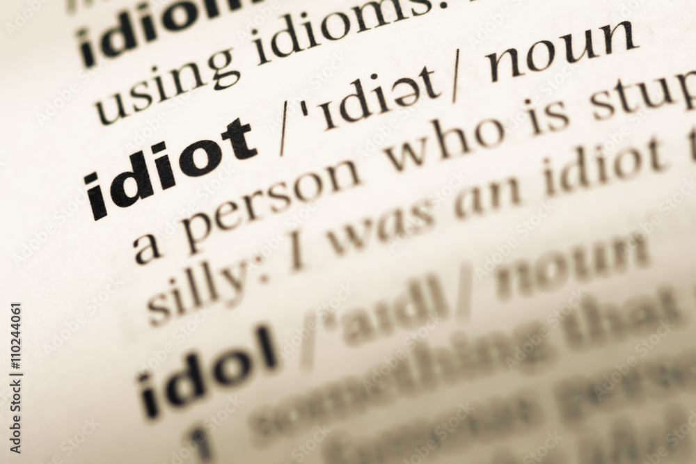 The Word Idiot