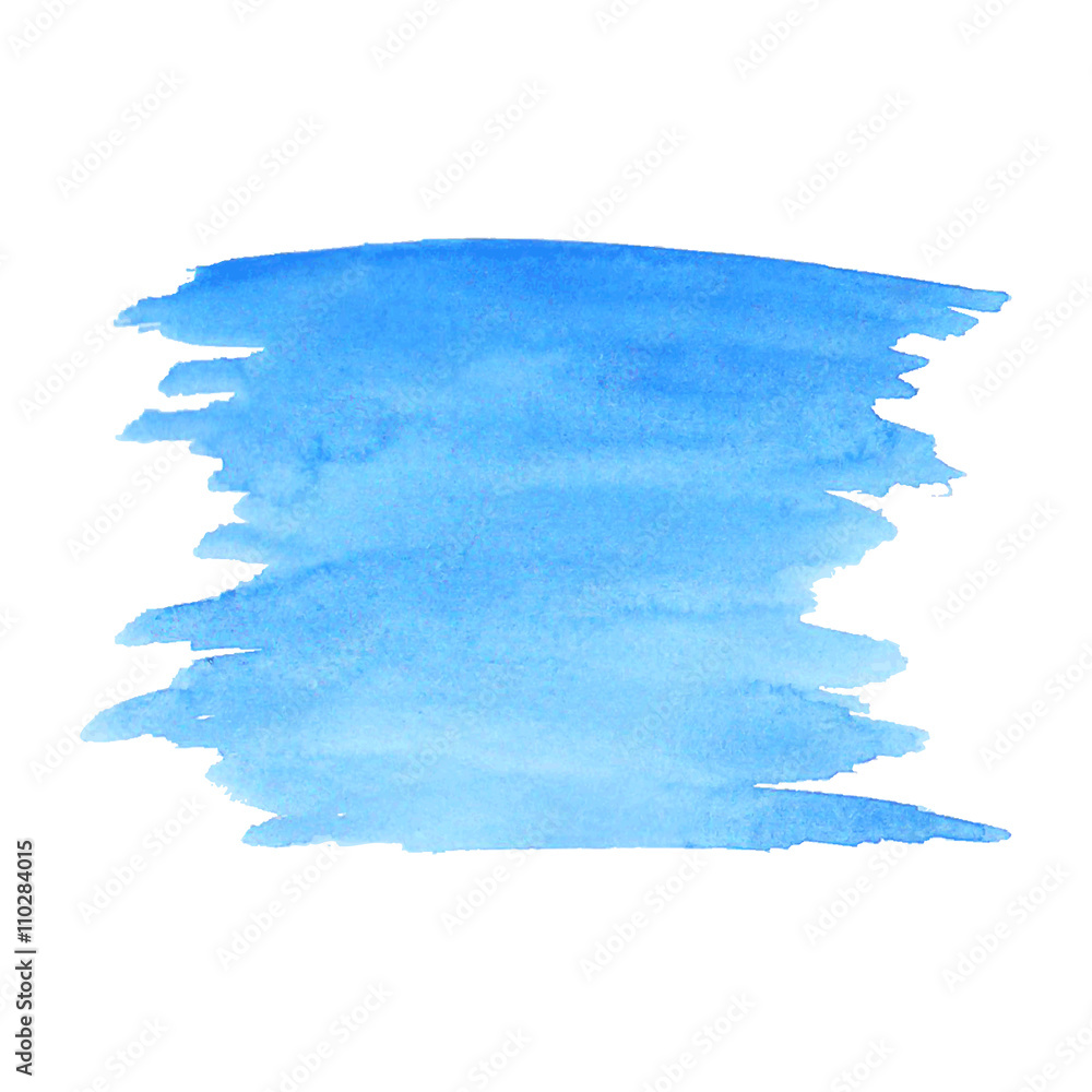 Vector watercolor splash isolated on white Stock Vector | Adobe Stock