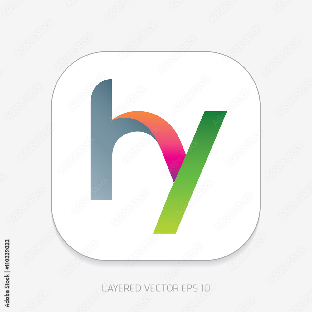 HY Logo Stock Vector | Adobe Stock