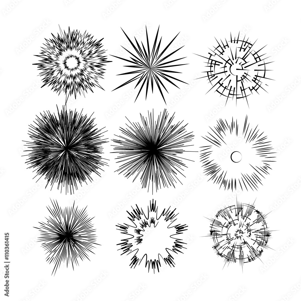 Set image of top view plants for drawing in landscape design Stock ...
