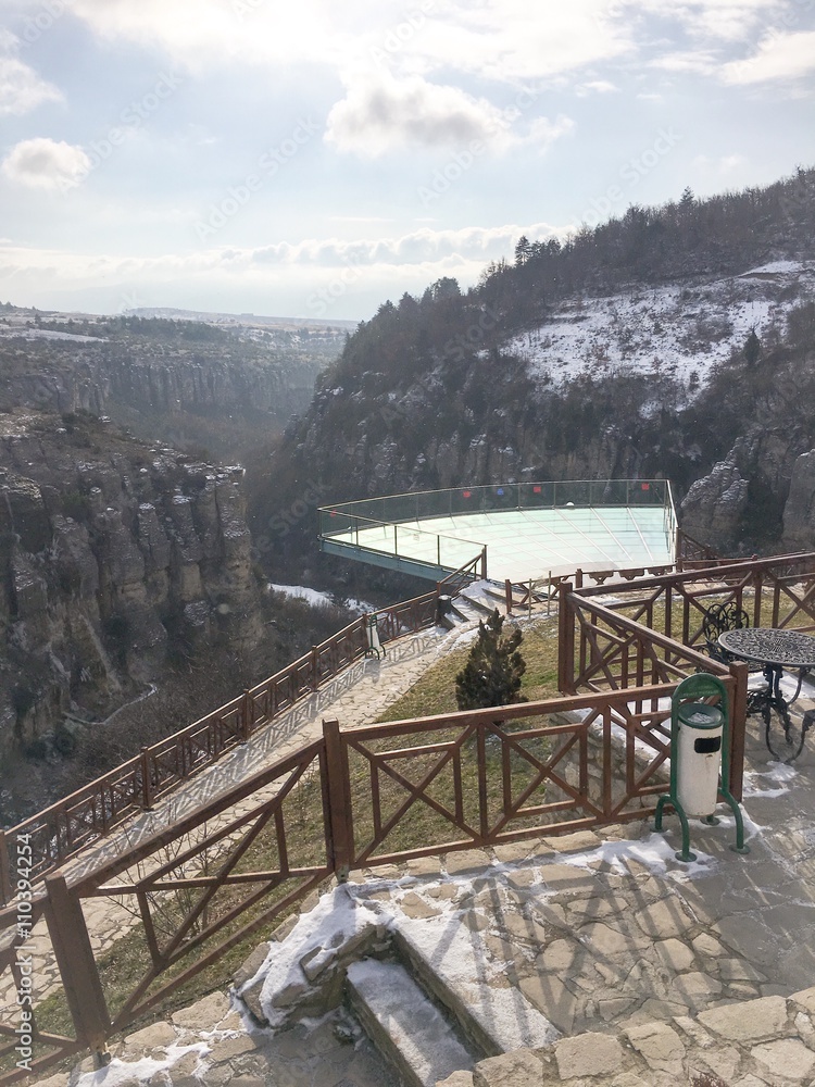 crystal terrace in incekaya canyon safranbolu karabuk turkey Stock ...