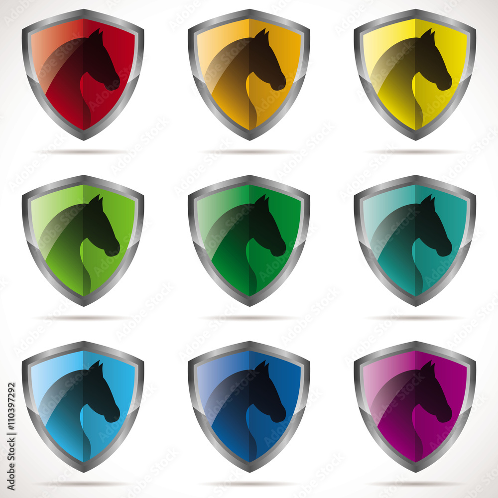 logo équitation club équestre cheval soin Stock Vector | Adobe Stock