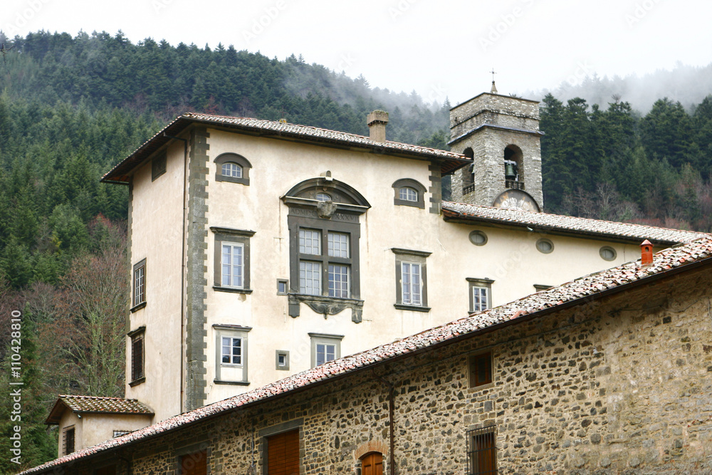 Toscana,Firenze,il monastero di Vallombrosa. Stock Photo | Adobe Stock