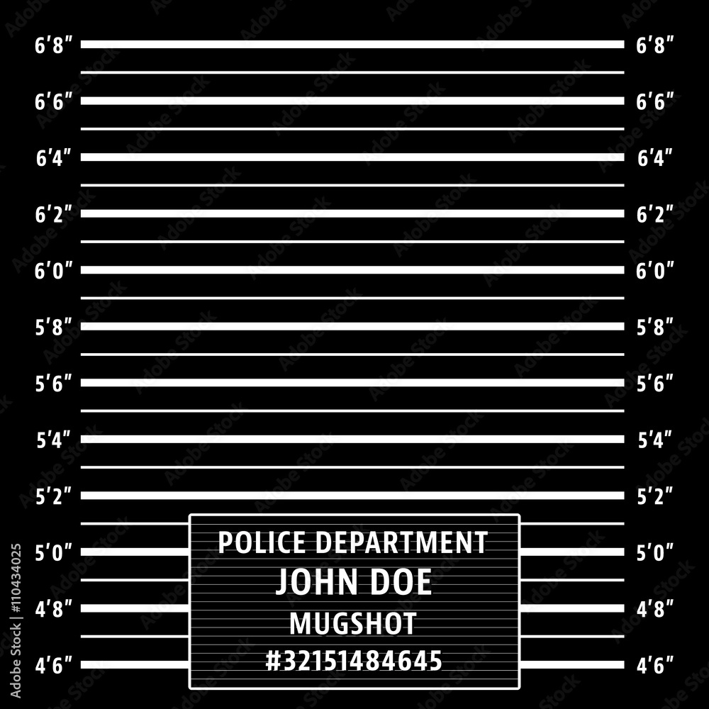 Police mugshot background Stock Vector | Adobe Stock