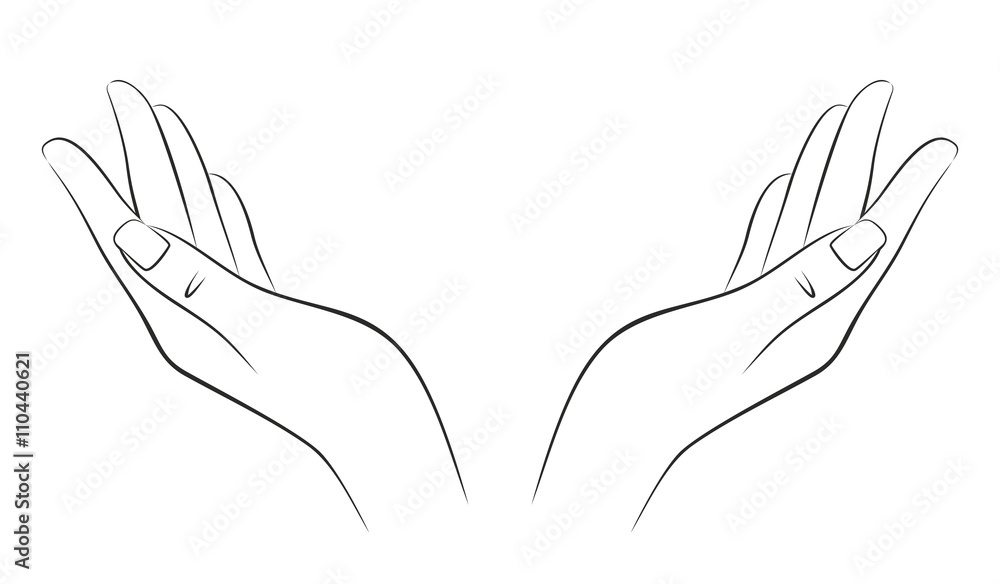 hand1205a Stock-Vektorgrafik | Adobe Stock