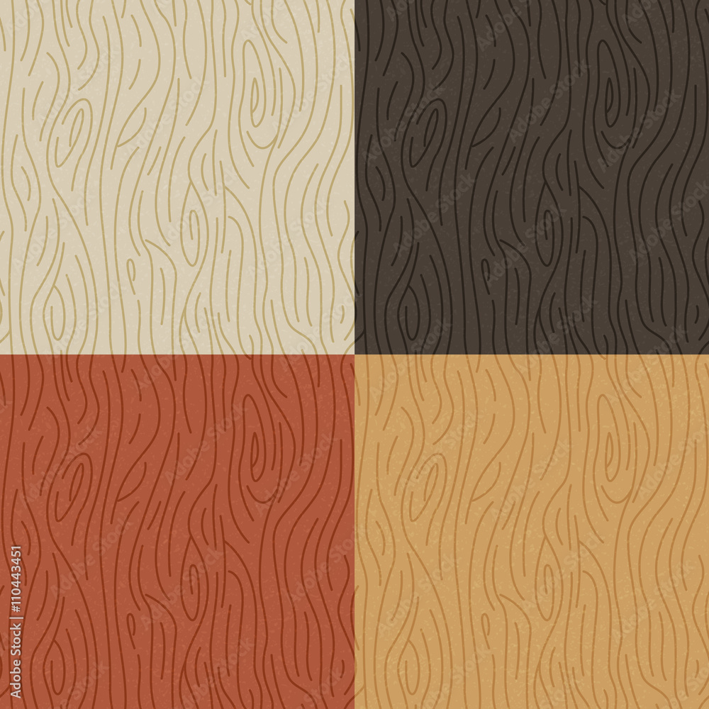 Seamless Wood Texture. Vector repeatable wood grain background Stock ...