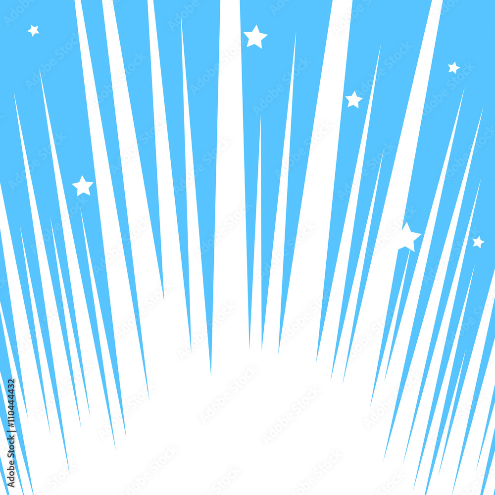 Comic book rays backgrounds, vector illustration Stock Photo | Adobe Stock