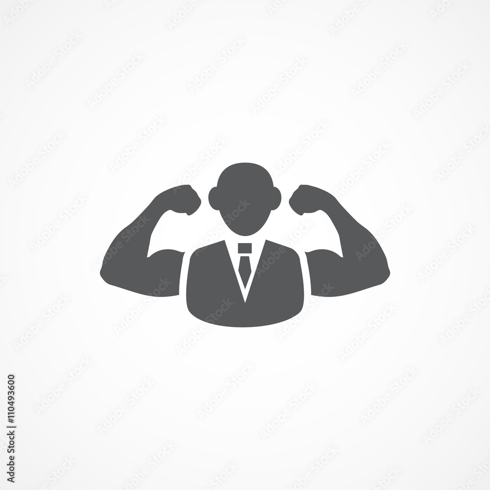 Confidence icon Stock Vector | Adobe Stock
