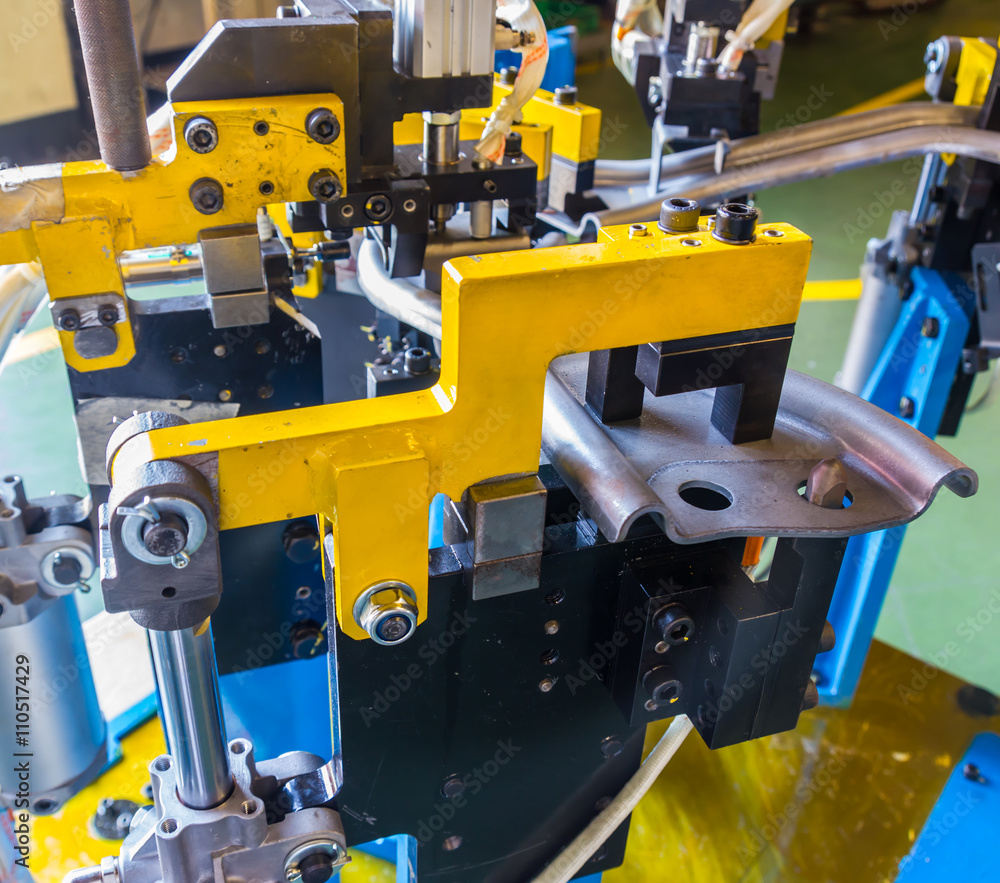 Jigs work welding in the automotive industry Stock Photo | Adobe Stock