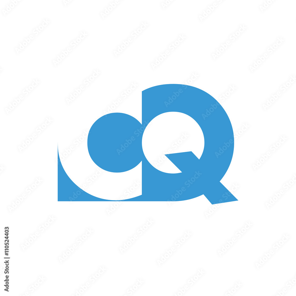 CQ Logo | Vector Graphic Branding Letter Element | jpg, eps, path, web, app, art, ai | White ...