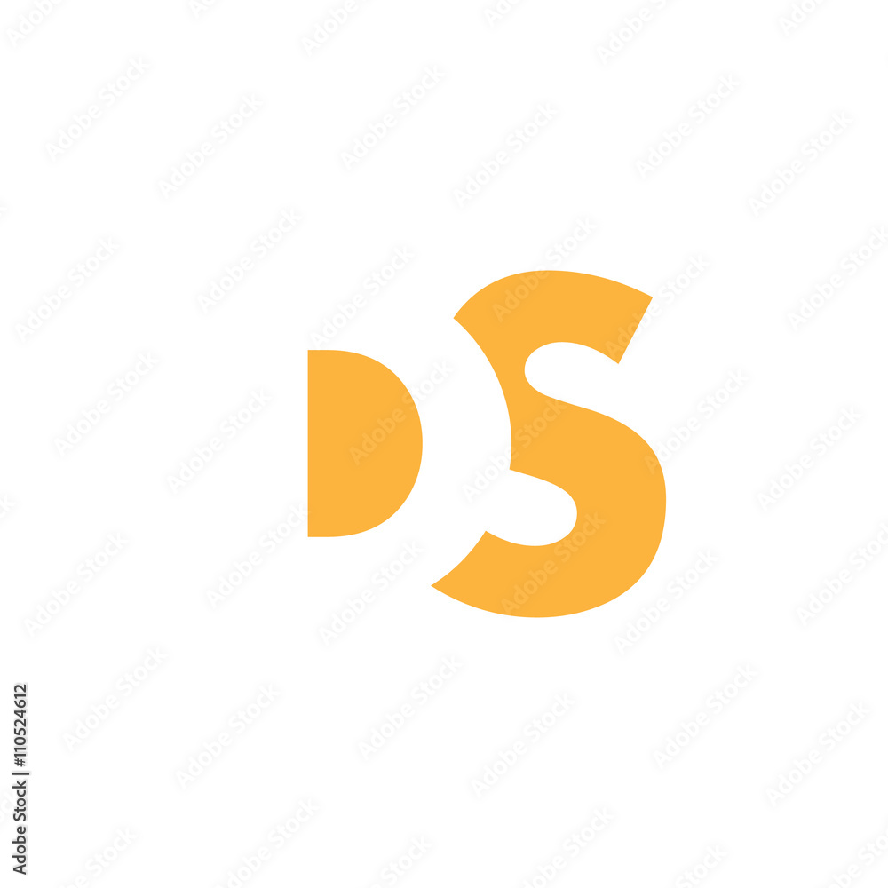 DS Logo | Vector Graphic Branding Letter Element | jpg, eps, path, web ...