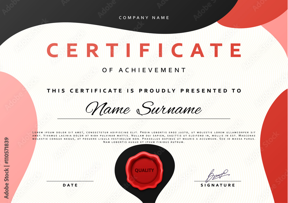 Certificate design. Certificate border. Certificate frame. Certificate ...